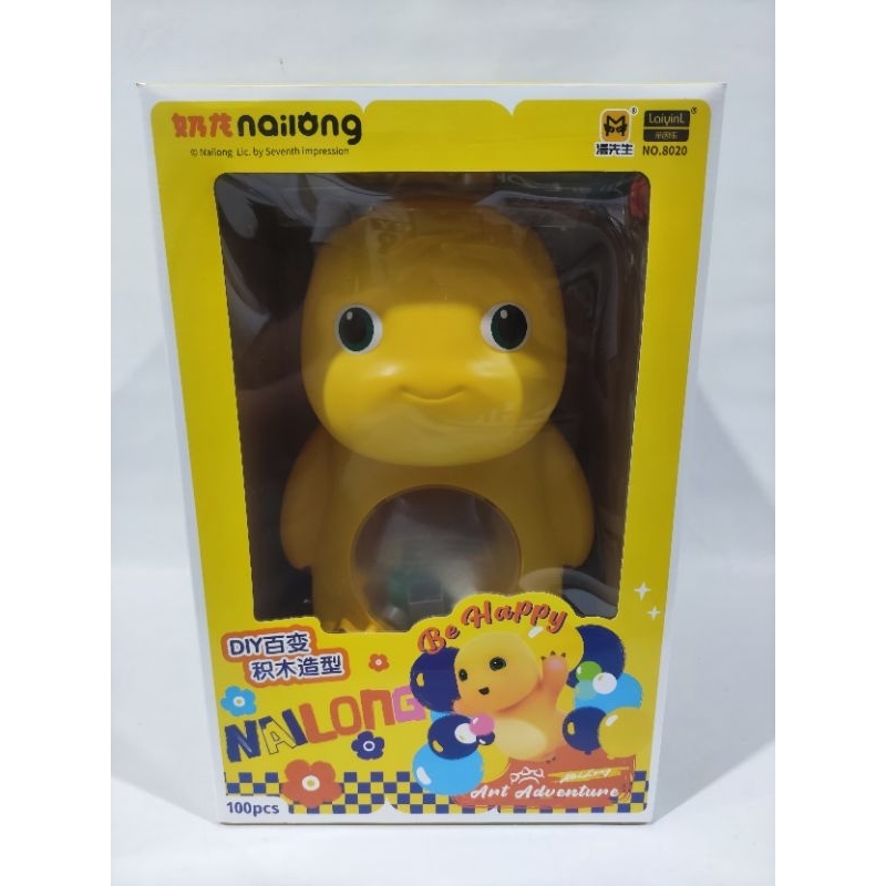 Jual Mainan Celengan Balok Nailong Nai Long Dino Kuning Blocks | Shopee ...