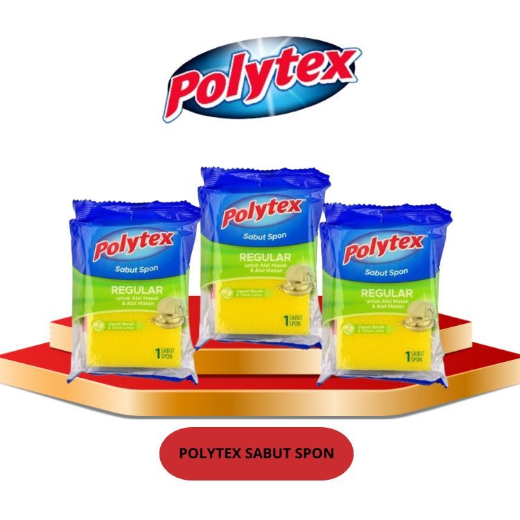 Jual Polytex Sabut Spon Reguler ( Beli 2 harga Grossir ) | Shopee Indonesia