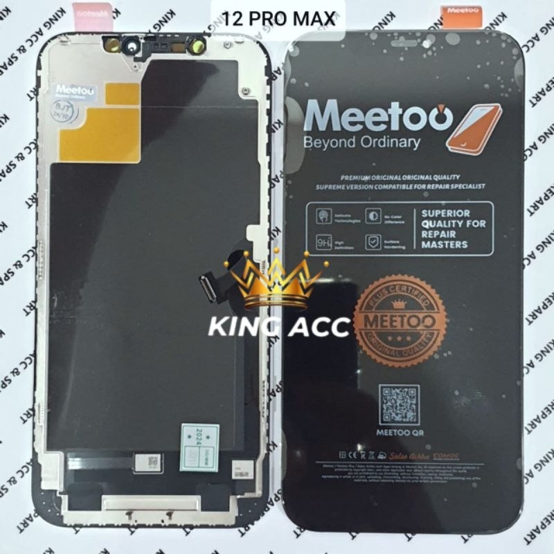 Jual NEW MEETOO LCD TOUCHSCREEN IP 12 PRO MAX BLACK INCELL ( MOVE IC ...