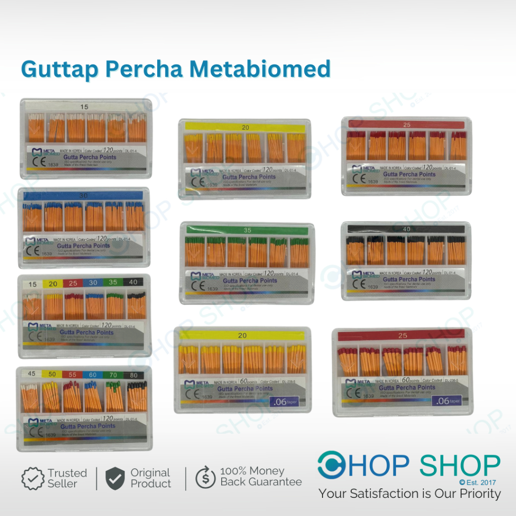 Jual Gutta Percha Point Metabiomed MADE IN KOREA | Shopee Indonesia