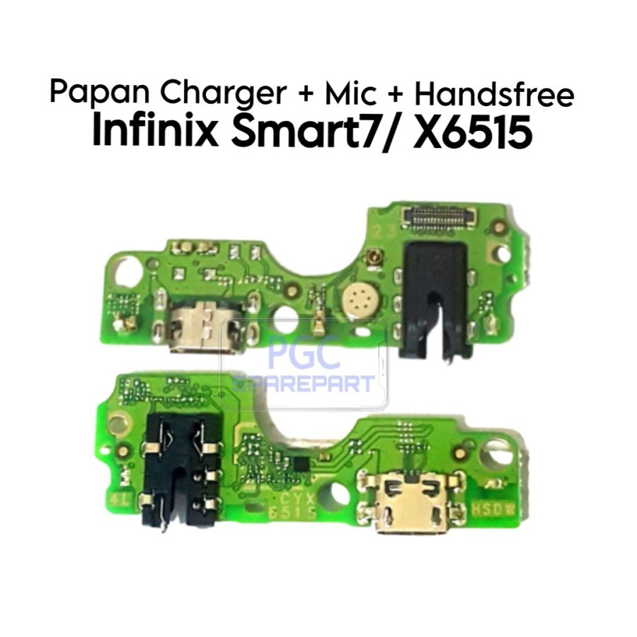 Jual Papan Konektor PCB Charger Mic Handsfree Infinix Smart 7 X6515 Flexible Flexibel Fleksibel ...