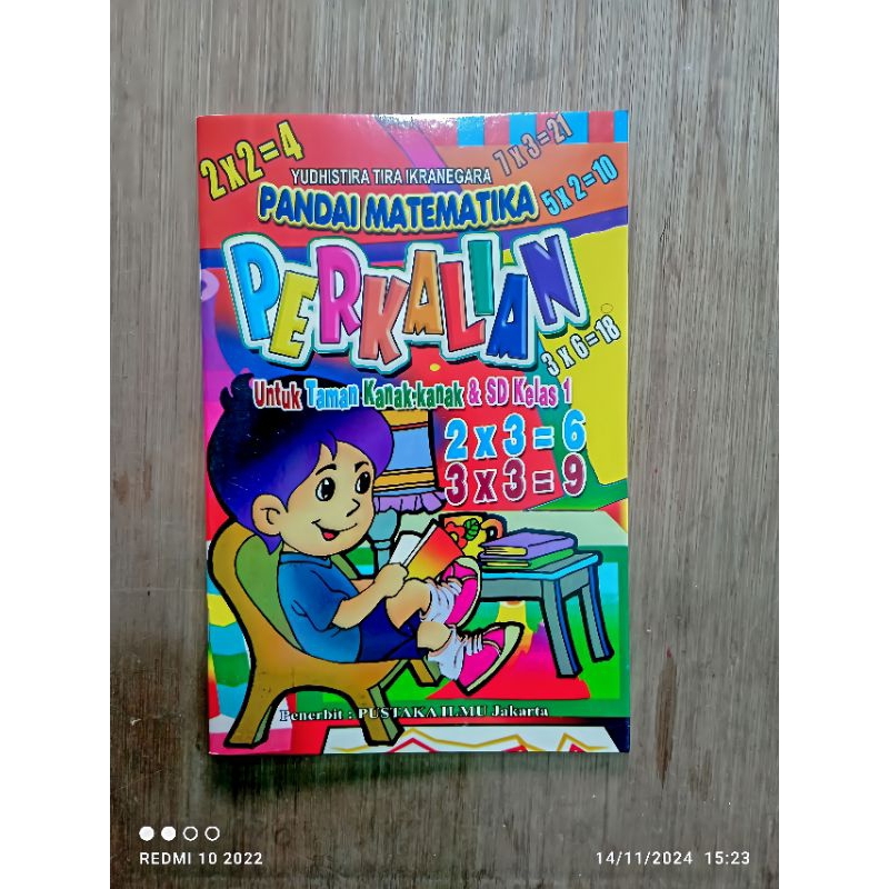 Jual Buku belajar perkalian untuk TK dan SD kelas satu (1) ukuran 15 cm ...