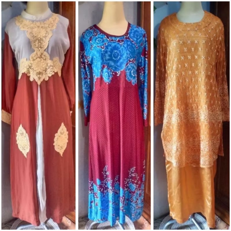 Jual PL DRESS MIDI/MAXI/GAMIS LONG/REPEAT ORDER GET 1 FREE | Shopee ...