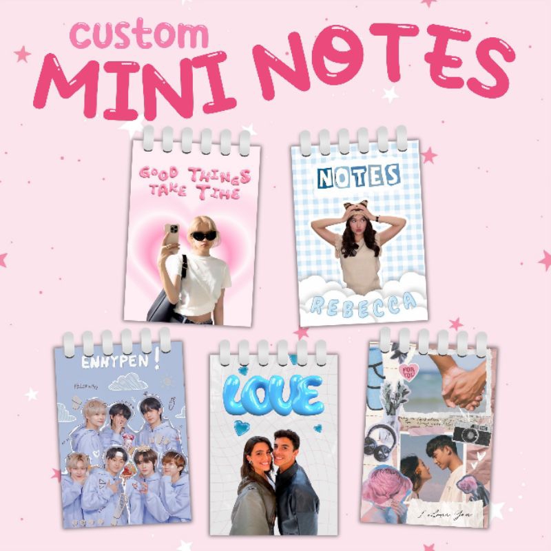 Jual CUSTOM MINI NOTES A7 || NOTEBOOK BUKU CATATAN KECIL KADO GIFT LUCU ...