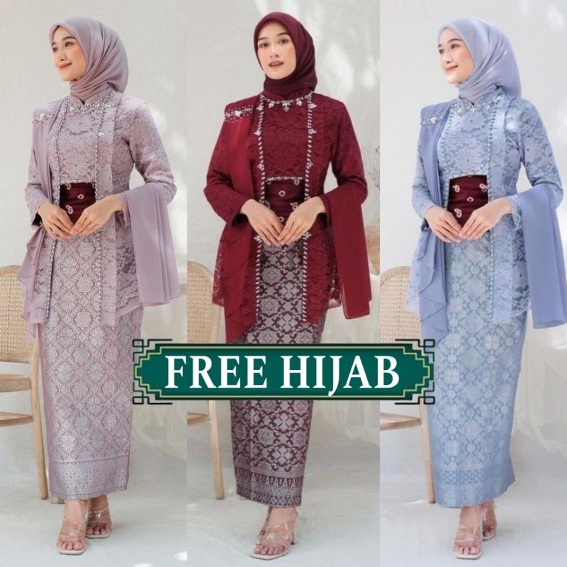 Jual SET KEBAYA LAKSMI KUTU BARU KEBAYA LAMARAN KEBAYA WISUDA KEBAYA TUNANGAN KEBAYA KONDANGAN ...