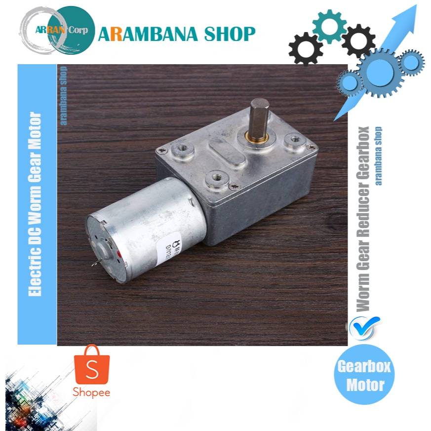 Jual Gearbox DC 12 volt High Torque Turbo Geared Motor | Shopee Indonesia