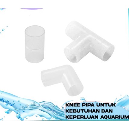 Jual Sambungan pipa aquarium keni knee T shock sok pipa T aquarium ...