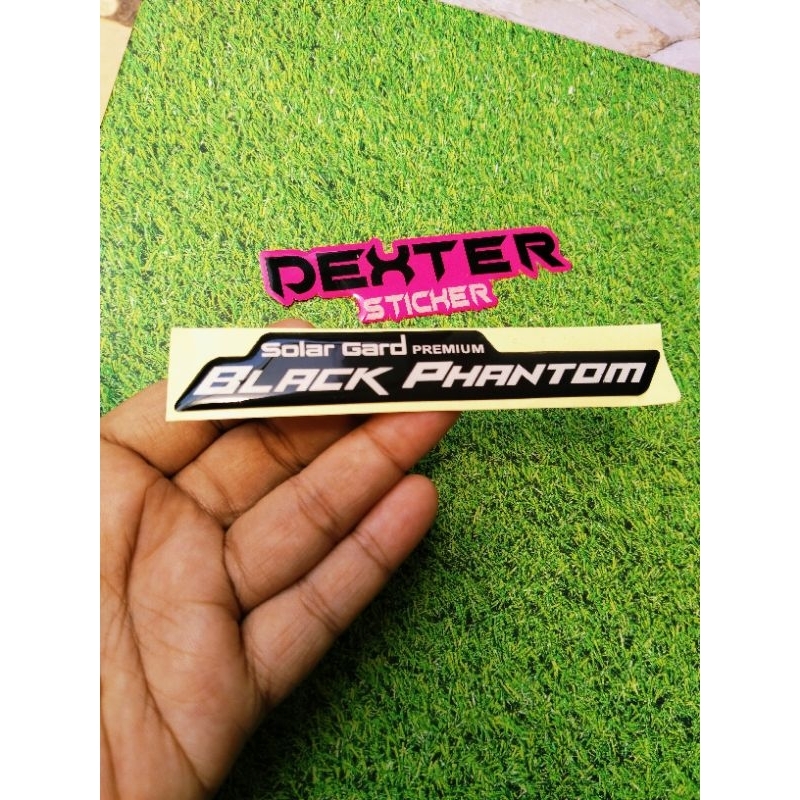 Jual STICKER EMBLEM BLACK PHANTOM SOLAR GARD PREMIUM STICKER TIMBUL ...
