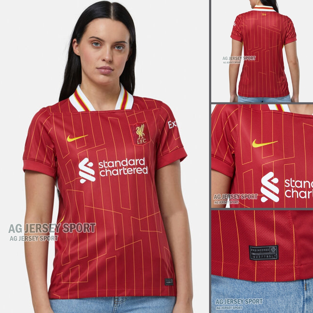 Jual JERSEY LIVERPOOL NEW HOME LADIES MERAH 2024 2025 GRADE ORI BAJU ...