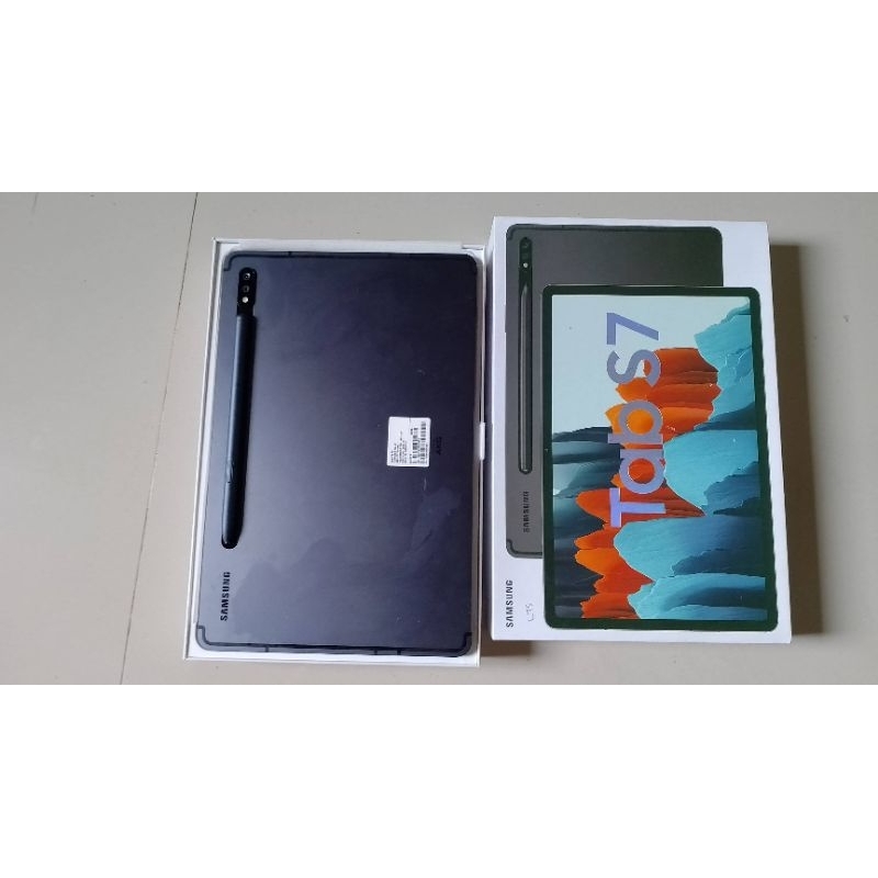 Jual Samsung Galaxy Tab S7 fullset 6/128/ tab S7+ PLUS 8/256/ S7 6/128 unit only/ tab S7 Fe 5G 6 ...