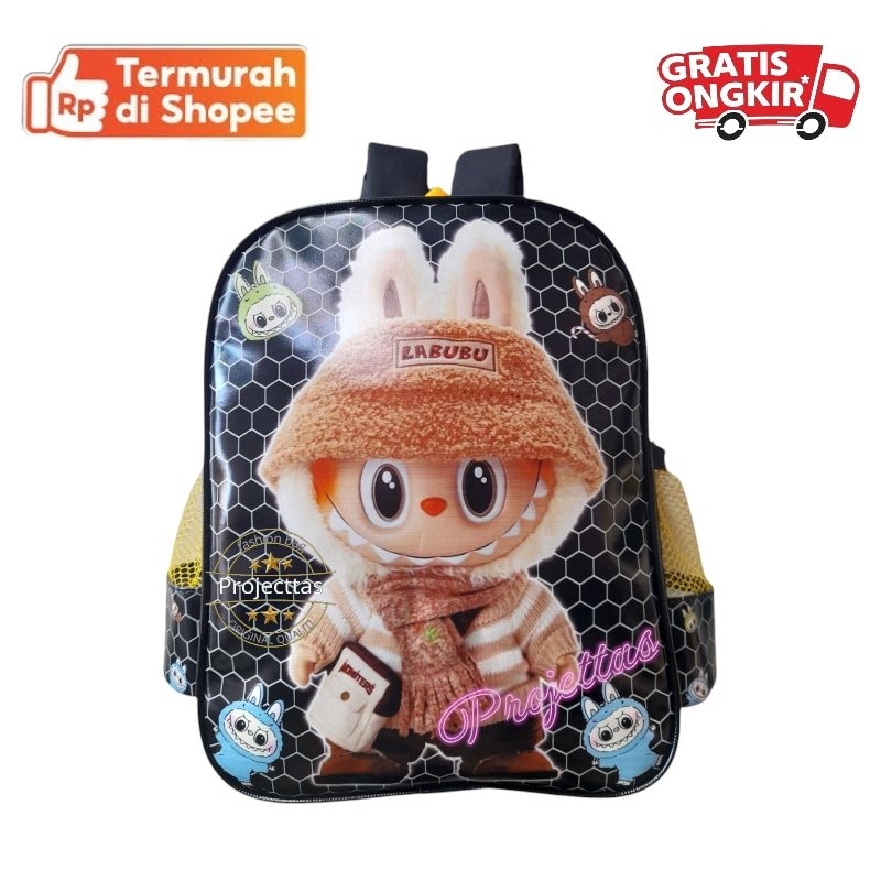 Jual Fashion bayi dan anak, tas sekolah anak labubu paud 3/4 th, terdapat (2 ruang) di lengkapi ...