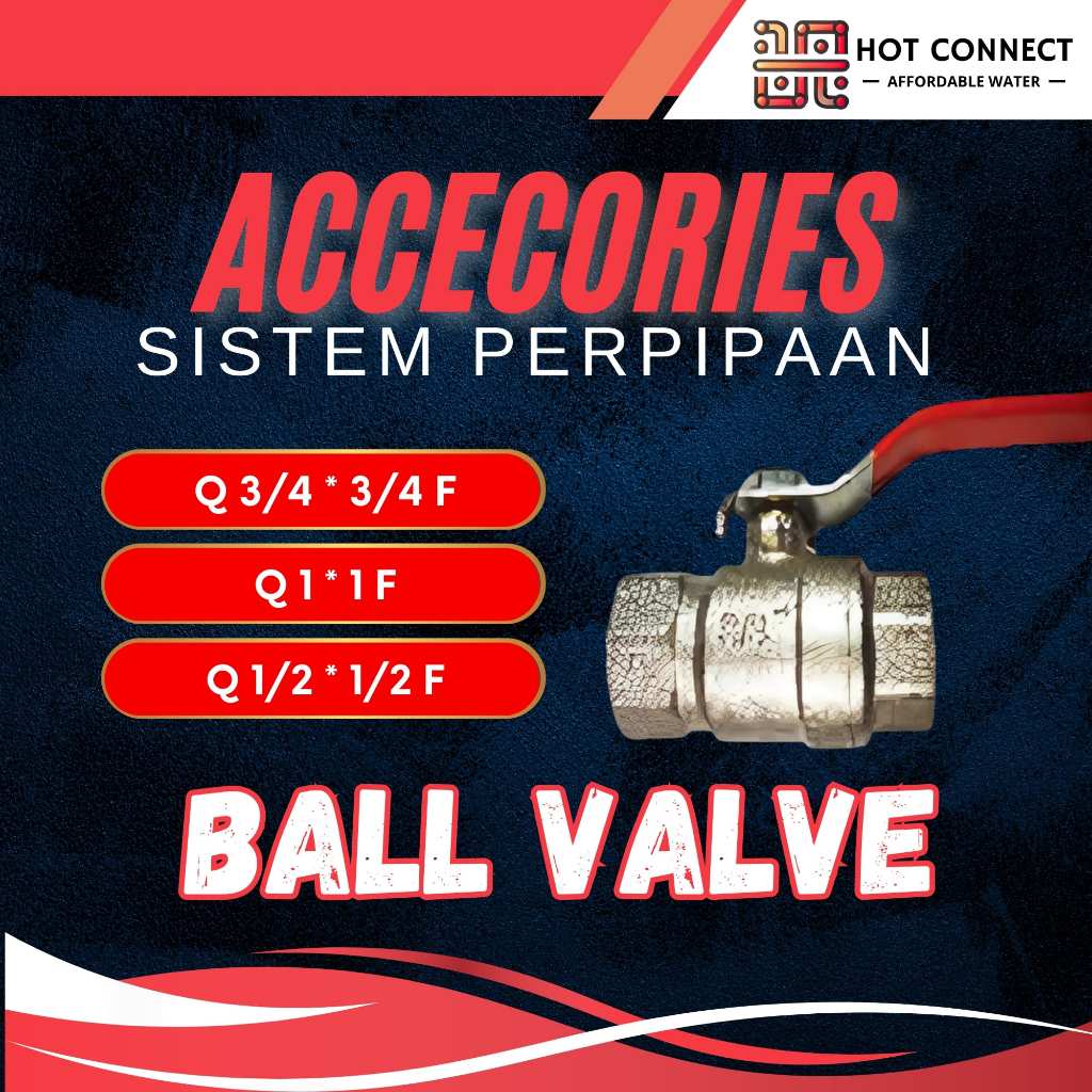 Jual Hot Connect Ball Valve Chrome – Katup Bola Premium untuk Kontrol ...