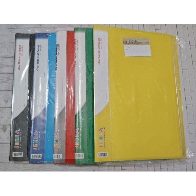 Jual Map Clear Holder Jenia 40 sheet | Shopee Indonesia