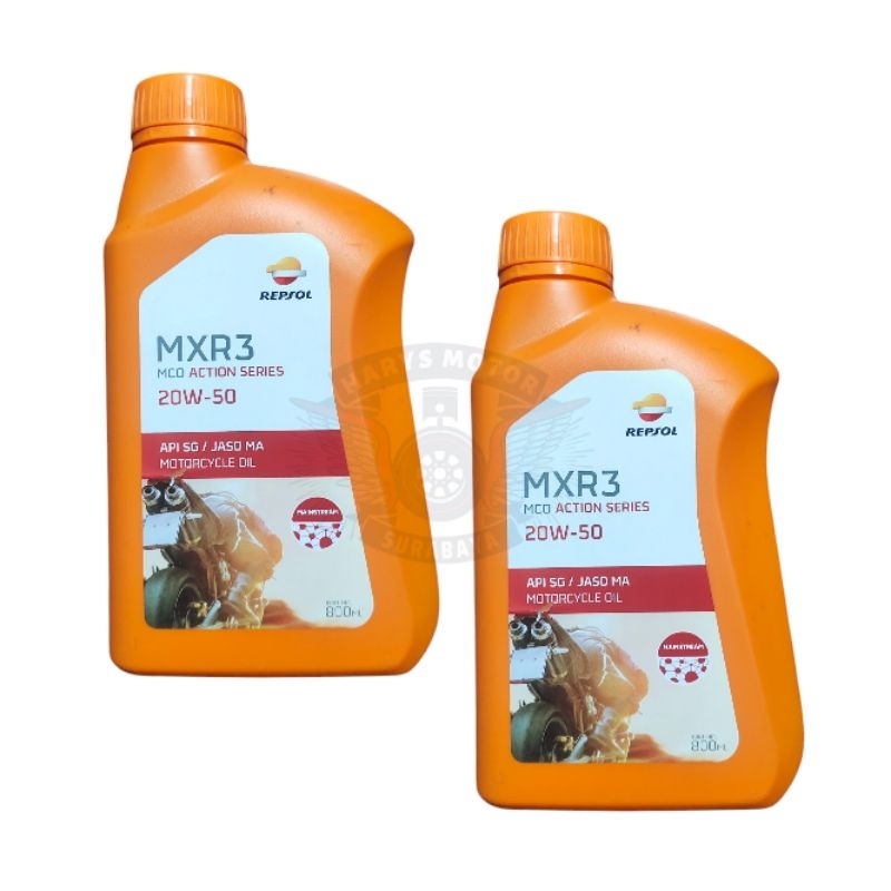 Jual OLI REPSOL MXR3 4T MANUAL 20-50 0.8L | Shopee Indonesia