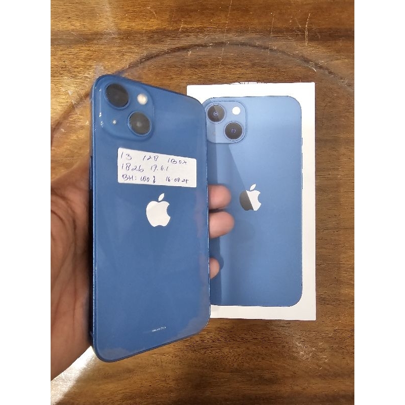 Jual iphone 13 biru 128gb bergaransi ibox | Shopee Indonesia
