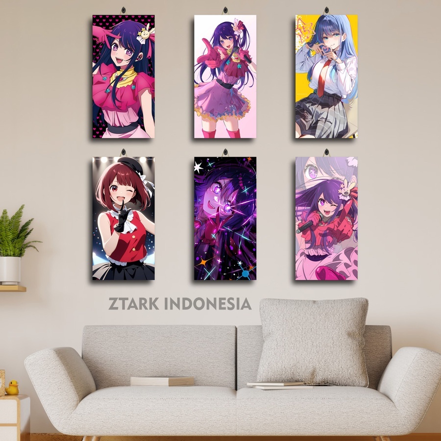 Jual Poster Kayu Waifu Ruby Oshi No Ko / Ztark Indonesia/ Poster Kamar ...