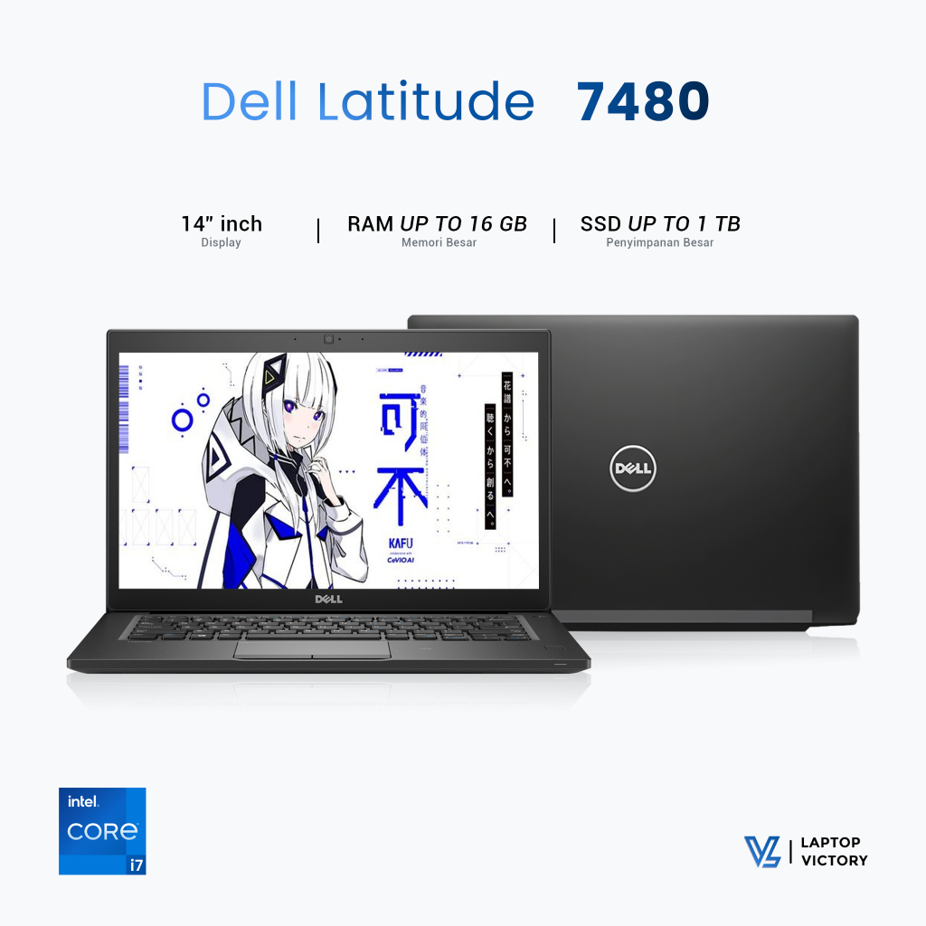 Jual Laptop Dell Latitude 7480 Core i7 Gen 7 Ram 8GB SSD 256GB Slim ...
