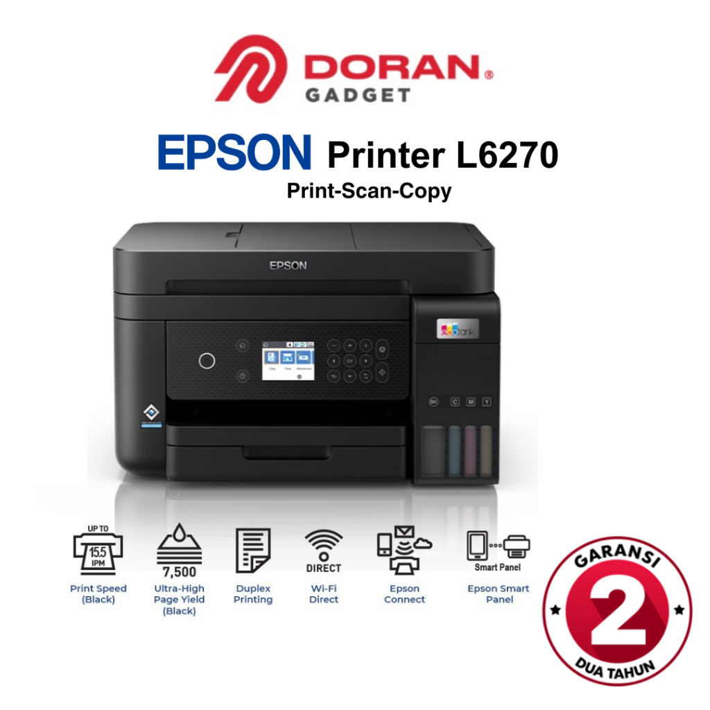 Jual Epson Printer L6270 A4 Ecotank Print Scan Copy Wifi Duplex with ADF - Garansi 2 Tahun ...