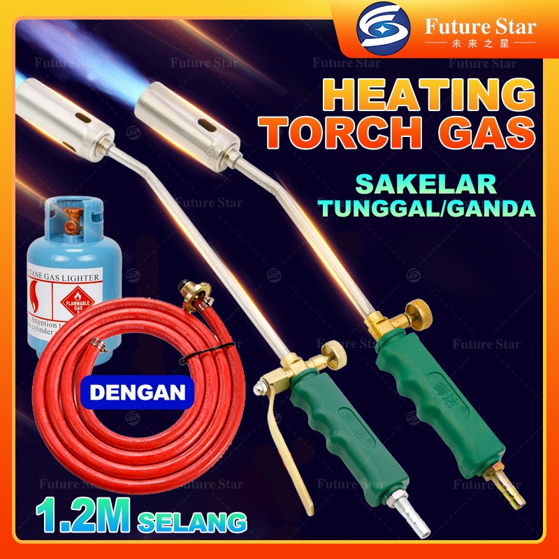 Jual Alat Bakar Heating Torch Gas Dengan 1.2m Selang LPG Multipro ...