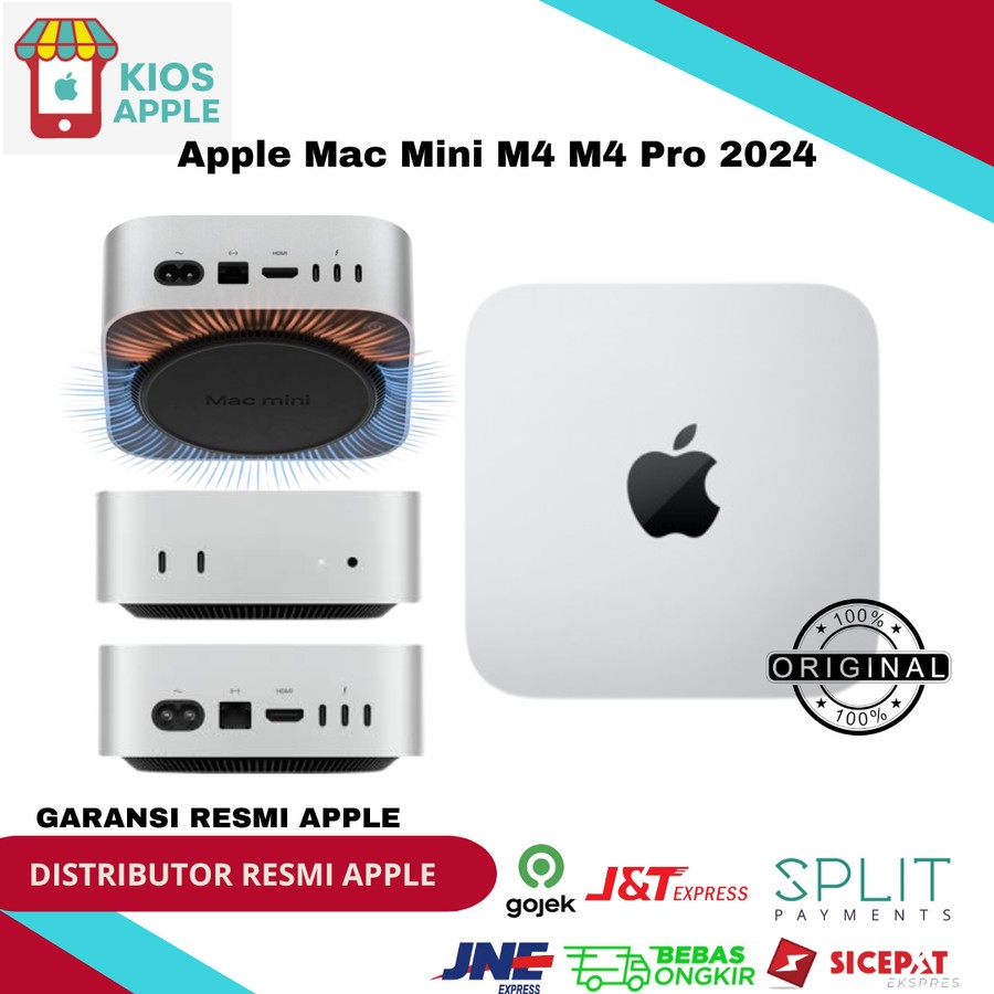 Jual Apple Mac Mini M4 M4 Pro 2024 512GB 256GB 16-Core GPU RAM 24GB MacMini GARANSI RESMI APPLE ...
