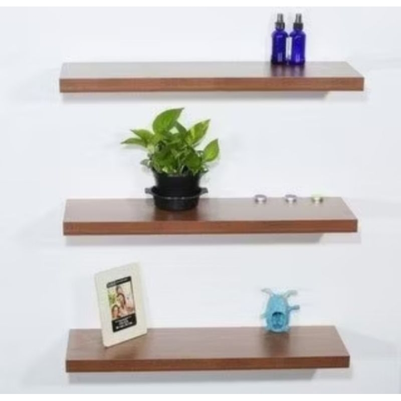 Jual grade A 1 paket rak atau ambalan hiasan dinding minimalis | Shopee ...