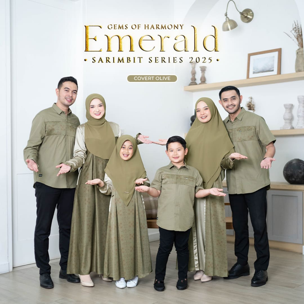 Jual SARIMBIT 2025 EMERALD SERIES - COVERT OLIVE - Family Set Keluarga ...