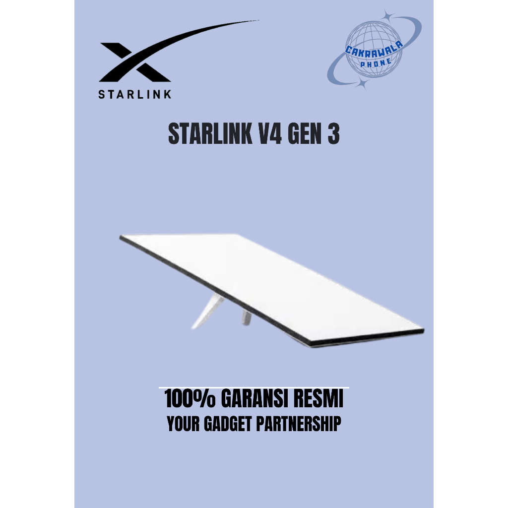 Jual STARLINK STANDARD FLAT V4 GEN 3 GARANSI RESMI | Shopee Indonesia