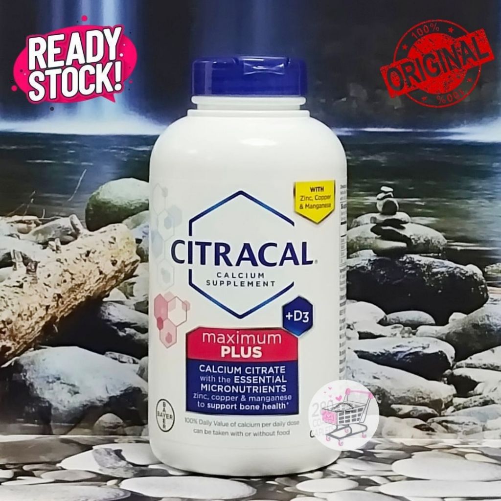 Jual (100% ORIGINAL) CITRACAL - D3 Maximum Plus Calcium Citrate (280 ...