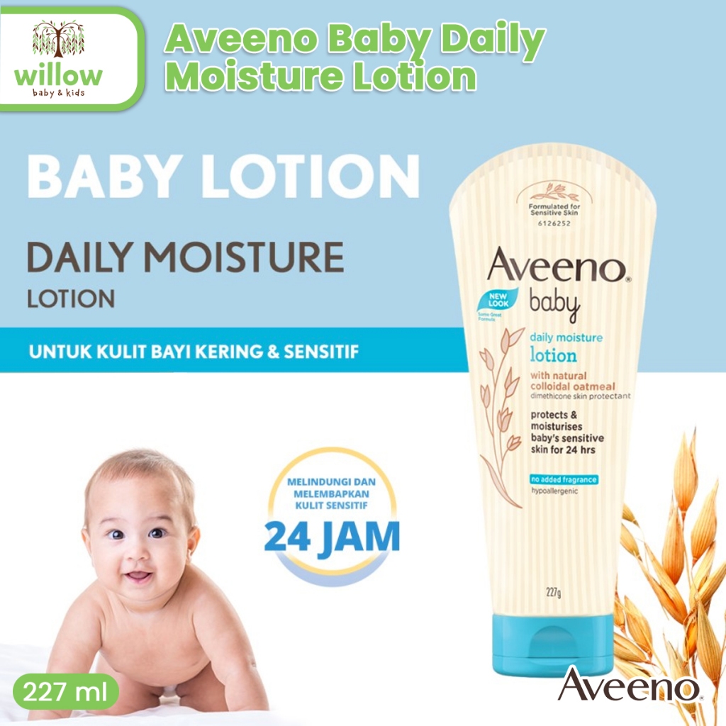 Jual Lotion Bayi - Aveeno Baby Daily Moisture Lotion | Shopee Indonesia