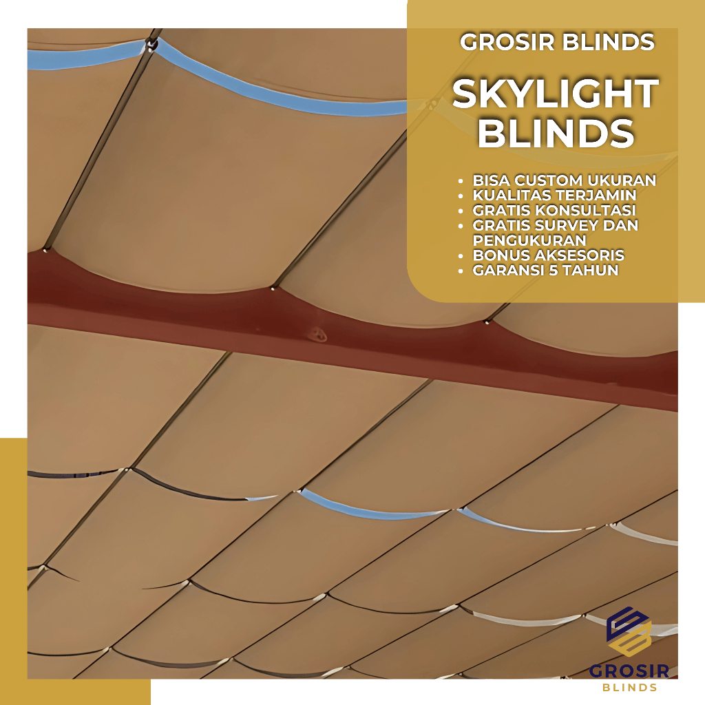 Jual Skylight Blinds 300 Premium Harga Grosir Tirai Atap Skylight Blind ...