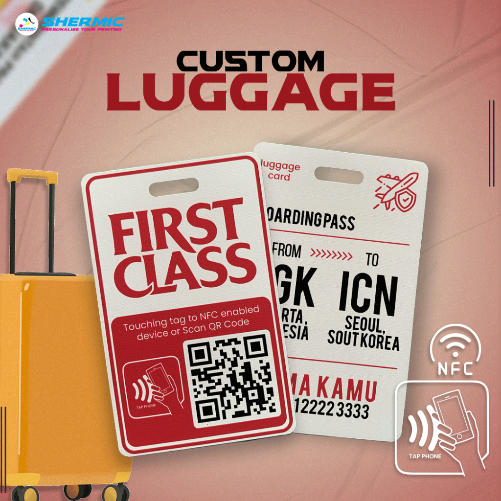 Jual Luggage Tag Gantungan Koper NFC Travelling Smart Bisa Tap atau ...