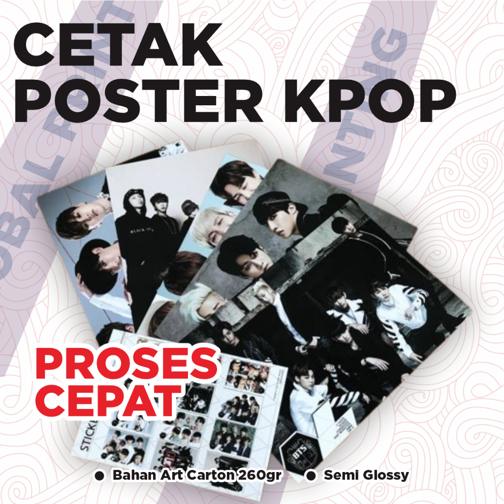 Jual CETAK POSTER IDOL KPOP MURAH UKURAN A3+ | Shopee Indonesia