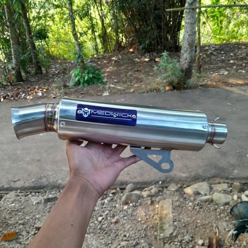 Jual medwick knalpot samlong silincer only inlet 38/50 sarangan ...
