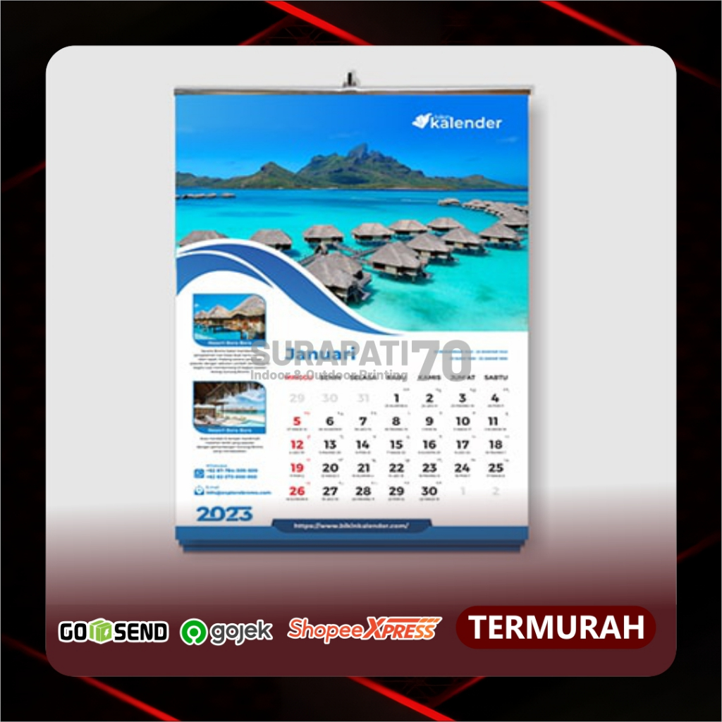 Jual Kalender dinding 2025 A3+ | untuk partai,perusahaan,dll |Bahan ...