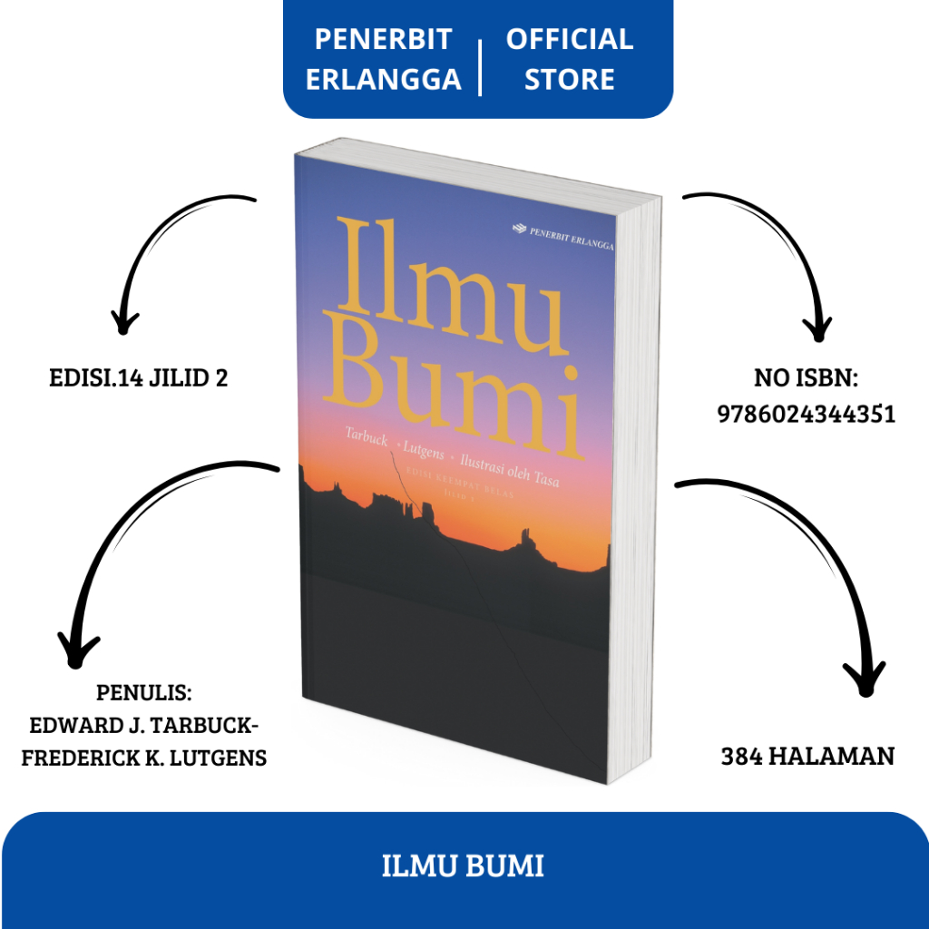 Jual [Erlangga Official] Ilmu Bumi Jilid 2 Edisi 14 - Edward J Tarbuck, Frederick K. Lutgens ...