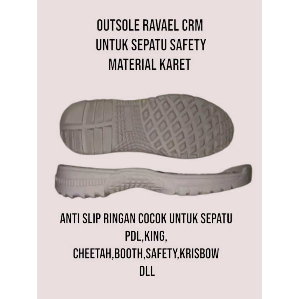 Jual Sol Sepatu Safety / Sol Segala Macam Sepatu Safety / Outsole ...