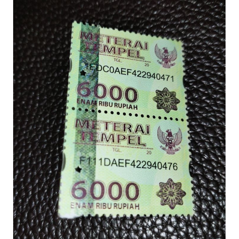 Jual Materai Tempel 6000 | Shopee Indonesia