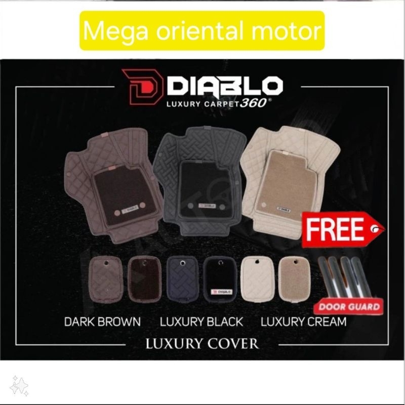 Jual KARPET MOBIL 7D DIABLO MINI COOPER S EV 2024 FULL BAGASI KARPET ...