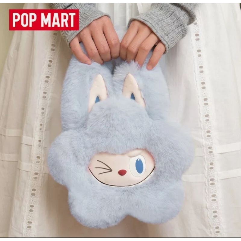 Jual ORIGINAL POPMART LABUBU FLOWER PLUSH BAG (BLUE ONLY) | Shopee ...