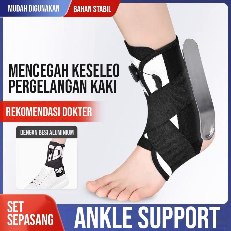 Jual BBAK SET 2 PCS Ankle Support Kaki | Deker Pergelangan Kaki Bahan Besi Cocok Untuk ...