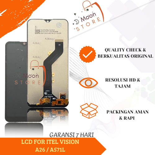 Jual LCD TOUCHSCREEN ITEL VISION A26 A571L ORIGINAL FULLSET COMPLETE TS ...