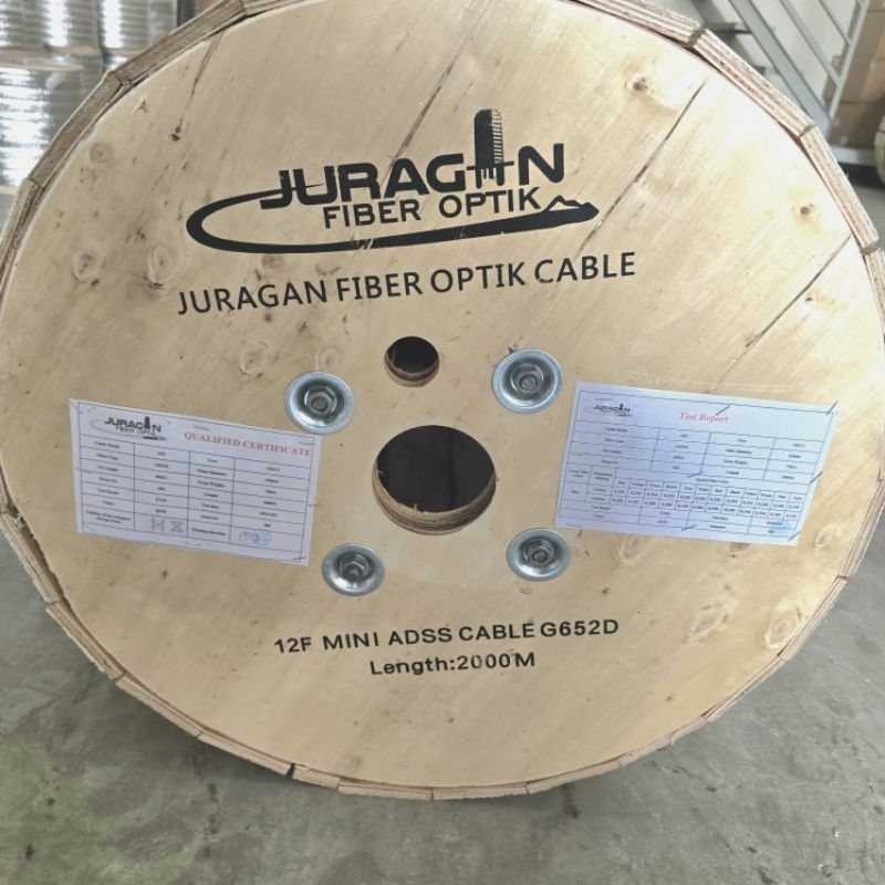 Jual mini adss 12 core 2km / kabel mini adss 12 core 2.000 meter ...