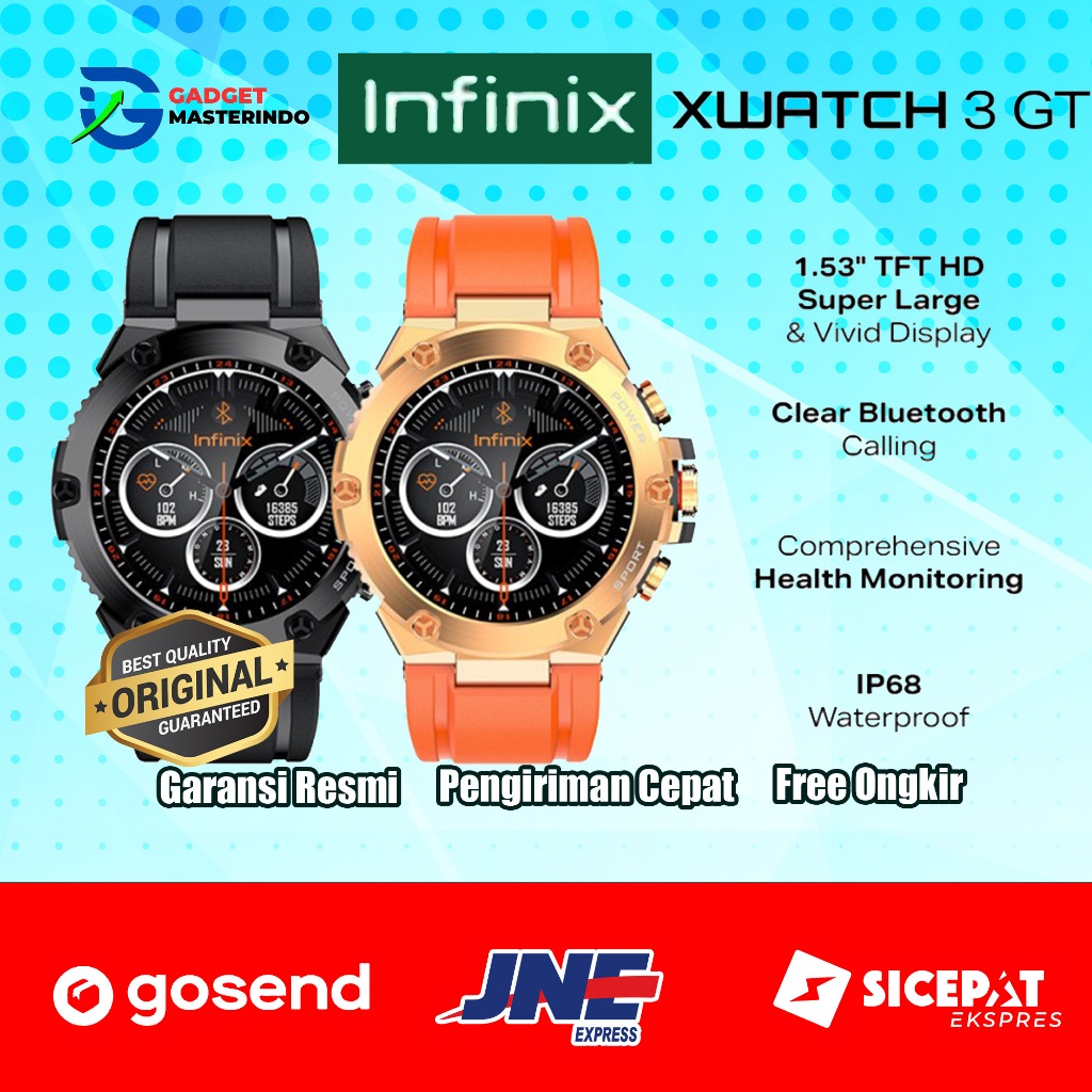 Jual Infinix Smartwatch XW3GT 500mAh Garansi Resmi | Shopee Indonesia