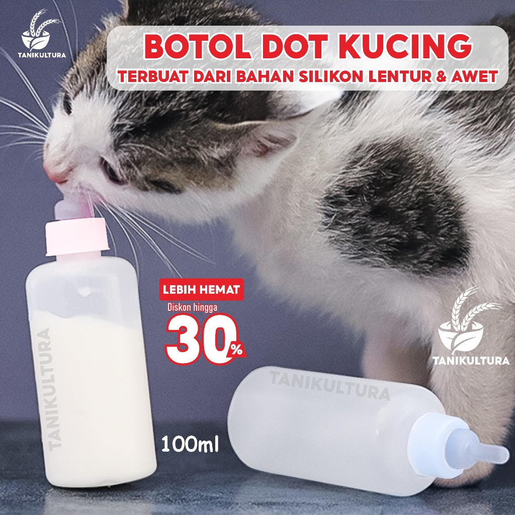 Jual Dot Susu Kucing Bayi Baru Lahir Silikon Botol Dot Kitten Tahan ...