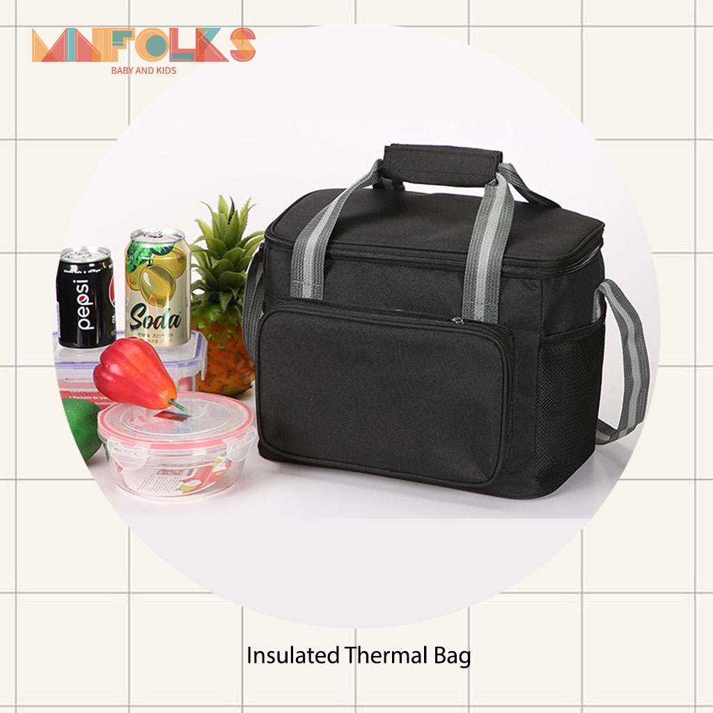 Jual Minifolks AC320 - Insulated Thermal Bag Lunch Bag Picnic Bag / Tas ...
