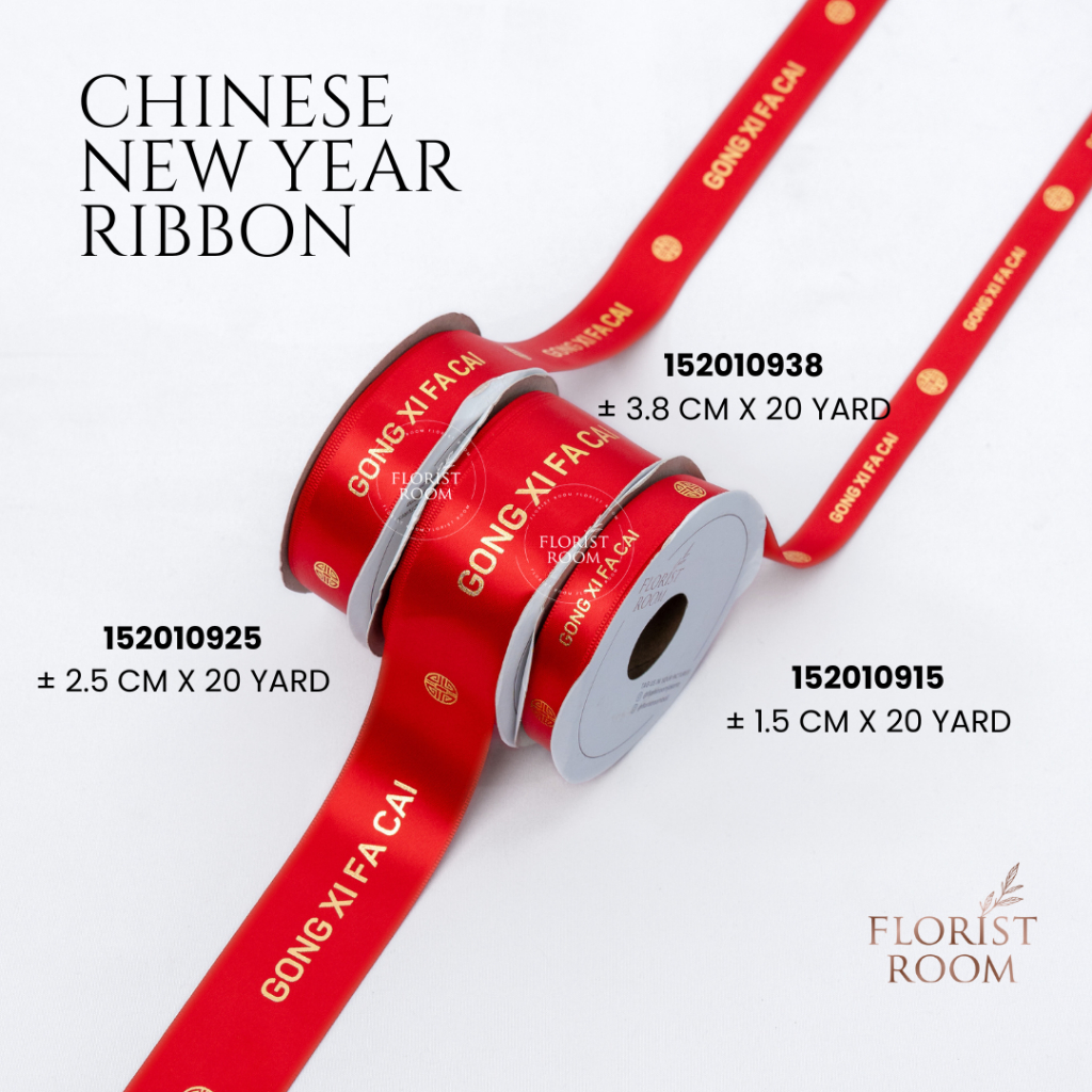 Jual Chinese New Year Ribbon 152010915 152010925 152010938 - Pita Imlek ...