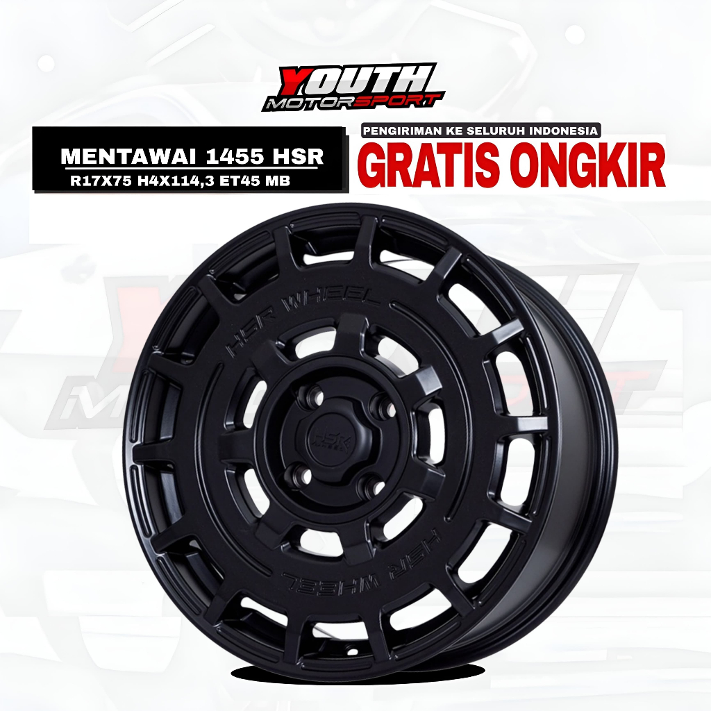 Jual VELG R17 RALLY LOOK HSR MENTAWAI COCOK UNTUK LIVINA,LGX,AVANZA DLL ...