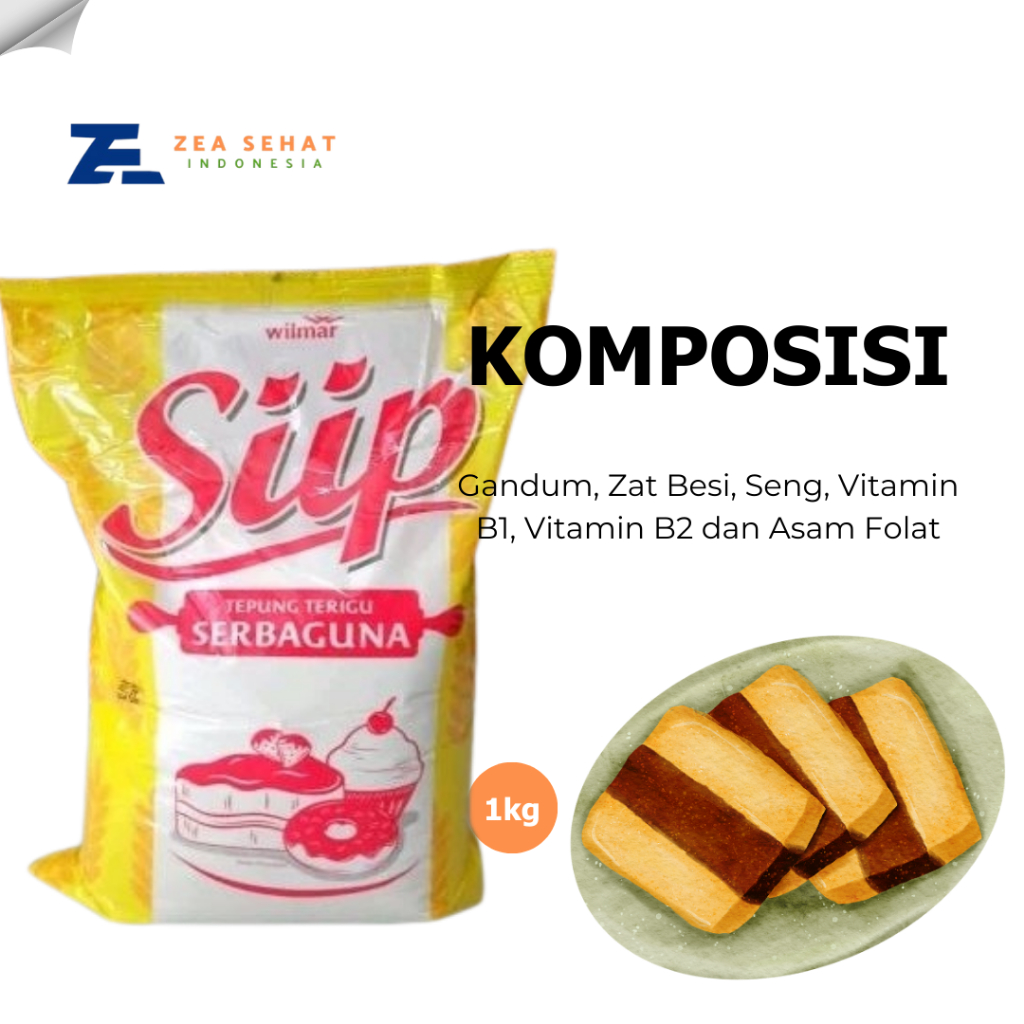 Jual Siip 1kg Tepung Terigu Serbaguna untuk Kue dan Jajanan Pasar ...