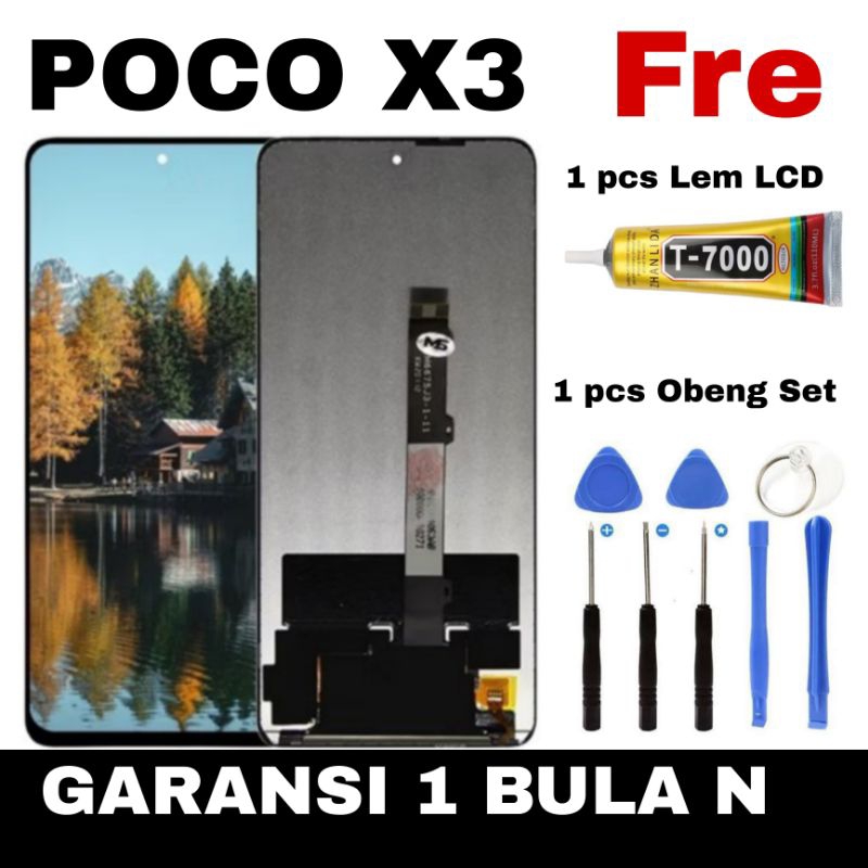 Jual ( ORIGINAL 100% ) LCD TOUCHSCREEN XIOAMI POCOX3 NFC / X3PRO / MI10T LITE 5G / NOTE 9PRO ...