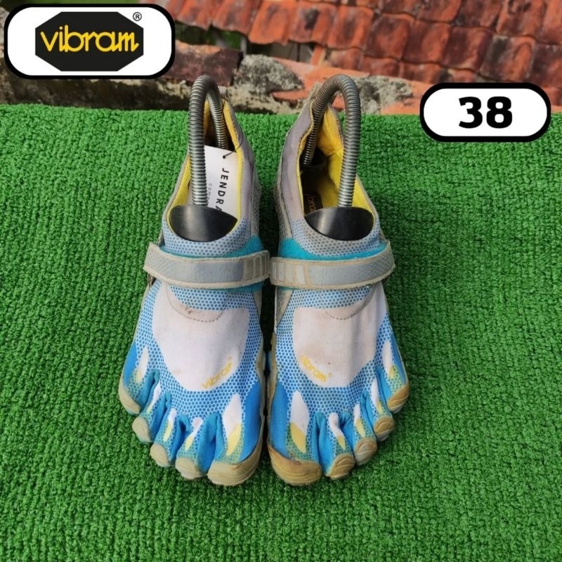 Jual sepatu jari Vibram Fivefingers Bikila Blue W346 38 | Shopee Indonesia